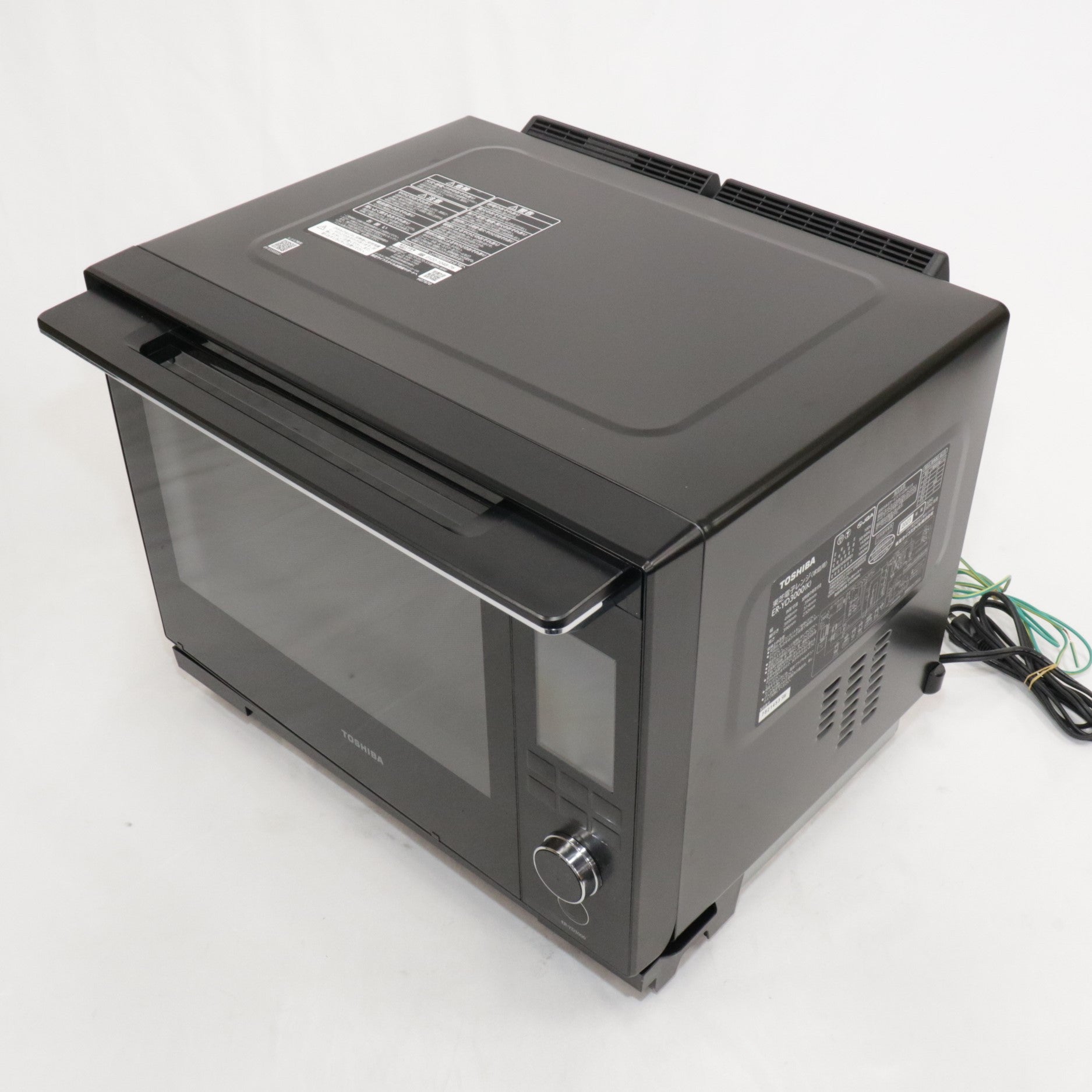 [中古(B)] [30L]東芝 石窯ドーム ER-YD3000 オーブンレンジ 過熱水蒸気 300℃ 贅沢火力 er-yd3000-k ブラ – Rentio Outlet