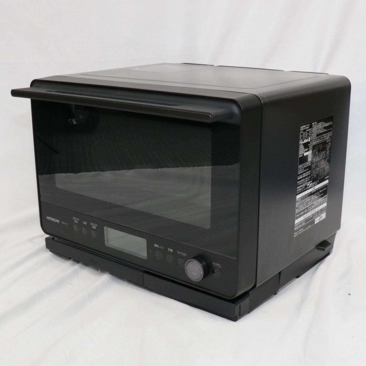 [30L]日立 ヘルシーシェフ MRO-W1B オーブンレンジ mro-w1b-k フロストブラック [良い] – Rentio Outlet