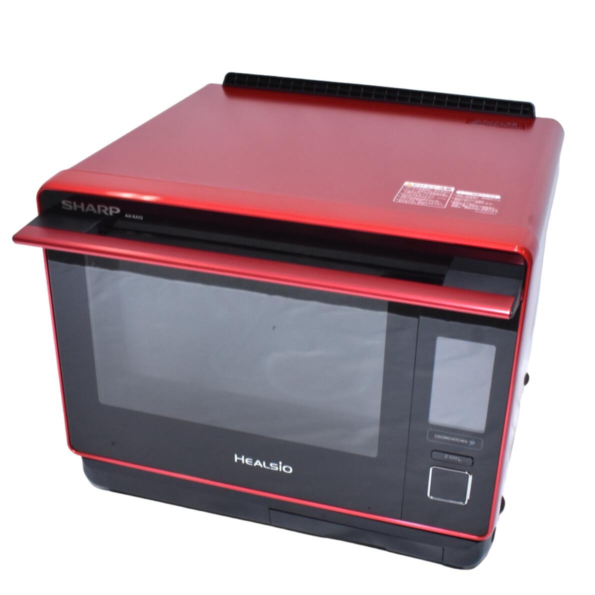 シャープ ウォーターオーブン ヘルシオ AX-XA10 オーブンレンジ 30L レッド [中古][良い（B）] – Rentio Outlet